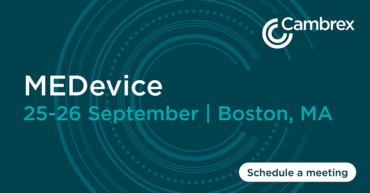 MEDevice Boston | Event | Cambrex