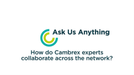 How do Cambrex experts collaborate across the network? | Cambrex