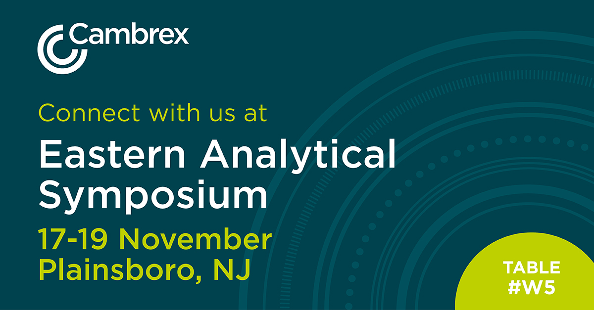 Eastern Analytical Symposium | Event | Cambrex